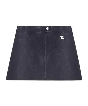 COURREGES Courrèges Courrèges Reedition Vinyl Mini Skirt - Denim