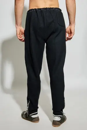 MAISON MARGIELA Wool Trousers With Drawstring Waist