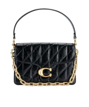 COACH Chain Tabby Shoulder Bag - Black
