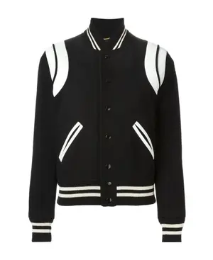 Saint Laurent Varsity Bomber Jacket - No