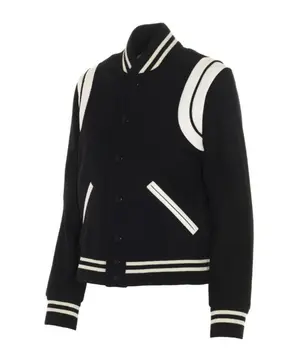 Saint Laurent Varsity Bomber Jacket - No