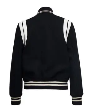 Saint Laurent Varsity Bomber Jacket - No