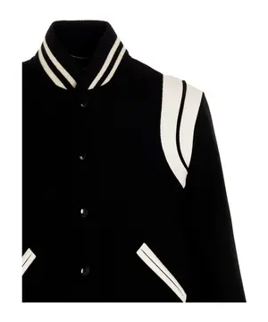 Saint Laurent Varsity Bomber Jacket - No