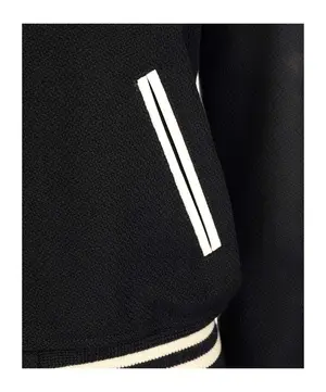 Saint Laurent Varsity Bomber Jacket - No