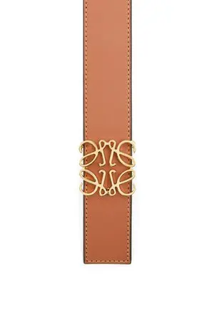 Loewe Logo Plaque Reversible Belt - Black
