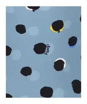 Fendi Polka Dot One-piece Swimsuit - Blue
