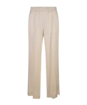 Jil Sander Contrast Stitching Pants For Women