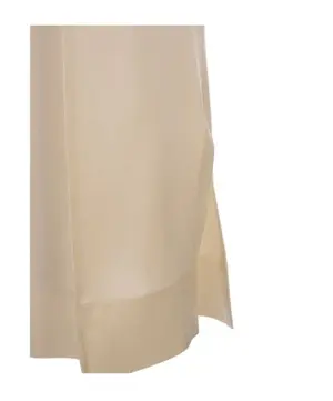 JIL SANDER Wide-leg Trousers With Elastic Waist - Nude