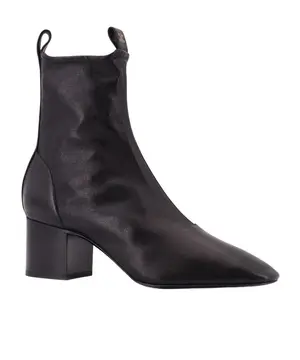 Celine Cheri Zipped Boot In Stretch Lambskin