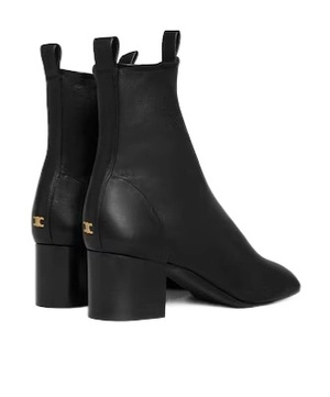 Celine Cheri Zipped Boot In Stretch Lambskin
