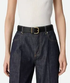 Bottega Veneta Coaxial Buckled Belt