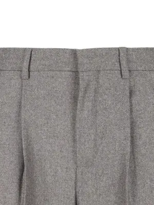 Celine Pleated Cashmere Flannel Trousers