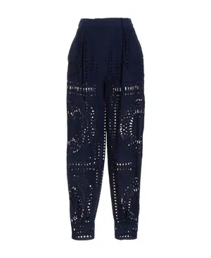 Alberta Ferretti Embroidered Trousers