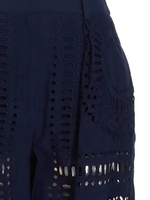 Alberta Ferretti Embroidered Trousers