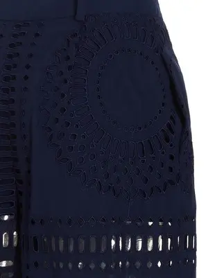 Alberta Ferretti Embroidered Trousers
