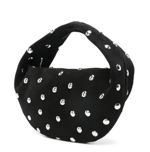 Khaite Olivia Hobo Medium Tote Bag - Black