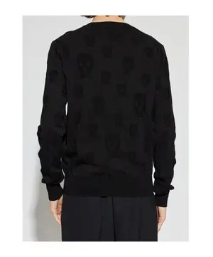 Alexander McQueen Skull Motif Crewneck Jumper
