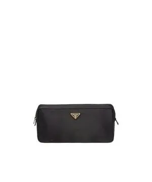 Prada Silk Satin Jewelry Case - Black