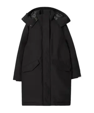 Burberry Down-filled Hooded Parka - Black