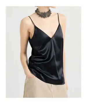 Brunello Cucinelli V-neck Sleeveless Top - Black