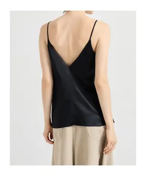 Brunello Cucinelli V-neck Sleeveless Top - Black