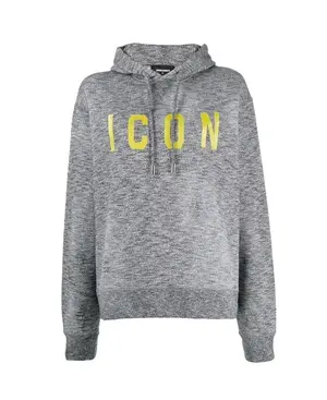 Dsquared2 Icon Hooded Sweater - Gray