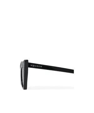 Alexander McQueen Embellished Cat-eye Sunglasses
