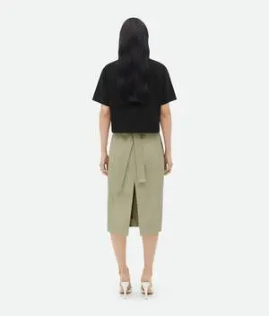 Bottega Veneta Heavy Knit Cropped T-shirt