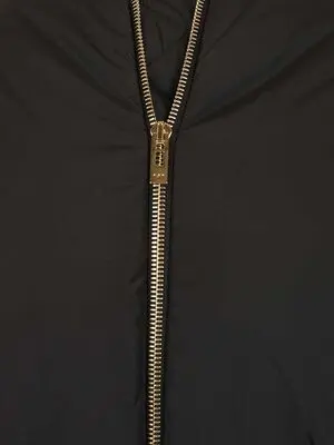 Alaïa Pleated Bomber Jacket - Black