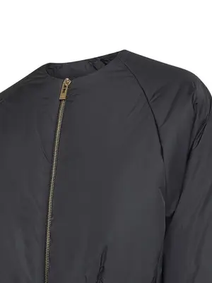 Alaïa Pleated Bomber Jacket - Black