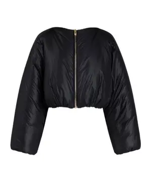 Alaïa Alaia Pleated Bomber Jacket No