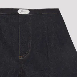 Jacquemus Logo Detailed Denim Shorts