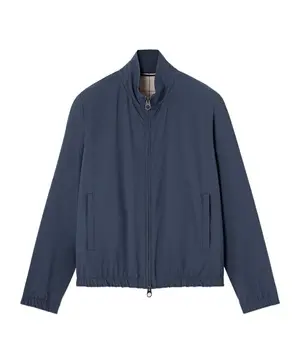 Loro Piana Long Sleeve Zip Up Jacket - Blue