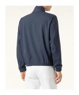 Loro Piana Long Sleeve Zip Up Jacket - Blue