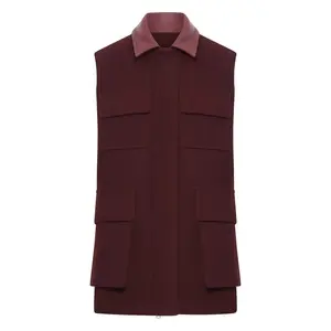 Max Mara Pocket Detailed Gilet - Brown