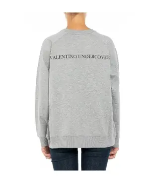 Valentino Garavani Printed Round Neck Long Sleeve Sweater