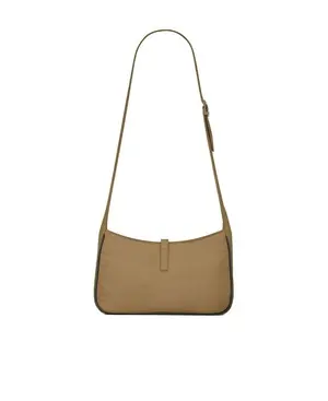 Saint Laurent Le 5 À 7 Logo Plaque Crossbody Bag - Brown