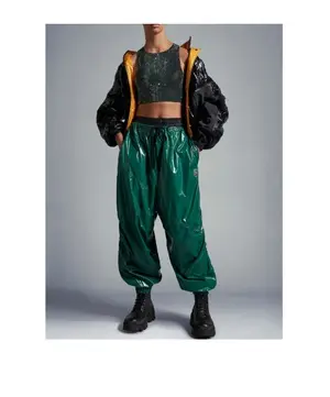Moncler Alicia Keys Logo Patch Padded Short Down Jacket