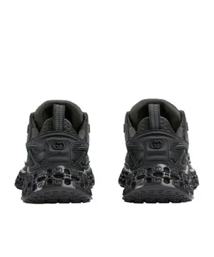 Gucci 3d Effect Interlocking G Trainers - Black