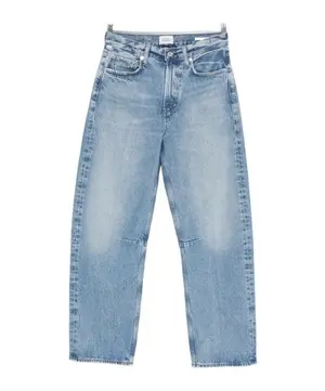 Citizens Of Humanity Miro Faded Effect Wide-leg Jeans - Blue