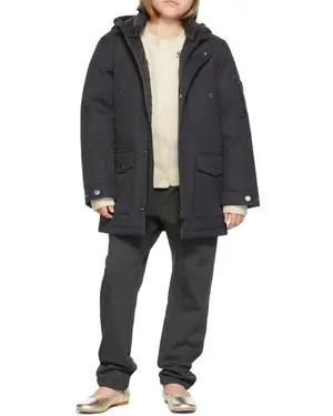Bonpoint Logo Parka Coat