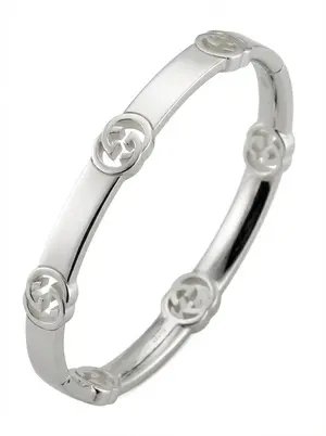 Gucci Interlocking G Bracelet - White