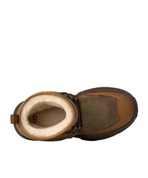 UGG Round Toe Platform Ankle Boots With Pull-tab