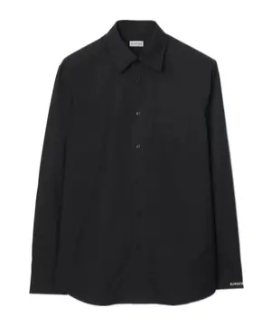 Burberry Cotton Oxford Shirt - Black