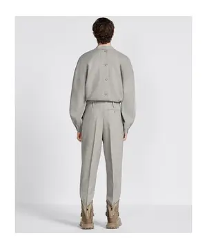 Dior Straight Leg Pleated Trousers