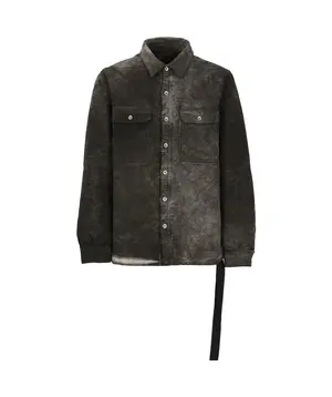 Rick Owens Padded Shirt Jacket - Brown