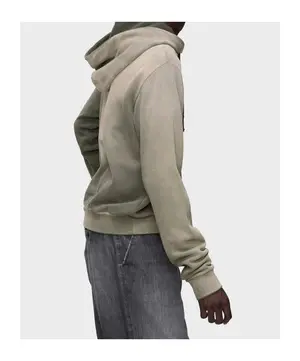 MAISON MARGIELA Washed Drawstring Hoodie - Khaki