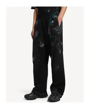Balenciaga Paint Splatter Wide-leg Trousers