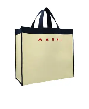 Marni Logo Jacquard Tote Bag