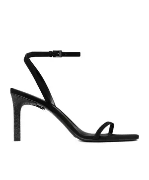 Tory Burch 90mm Pavé Heeled Sandals - Black